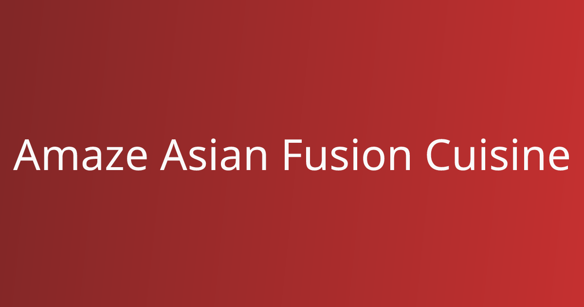 Best Japanese in New York, NY | Amaze Asian Fusion Cuisine | Order Online